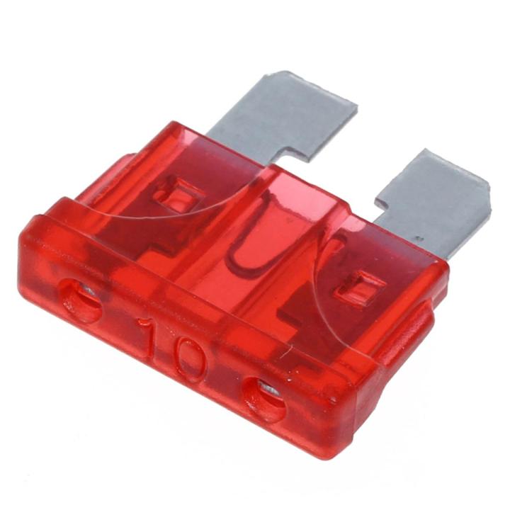 100X Motorcycle Car ATC ATO Blade Fuse Fuse Fuse Red 10A | Daraz.com.bd
