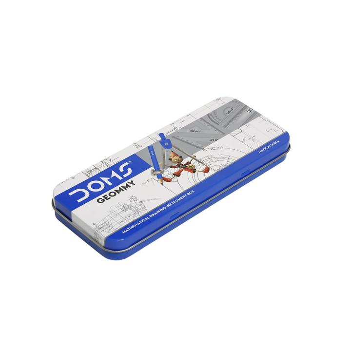 DOMS Geommy Mathematical Drawing Instrument Geometry Box - 10pcs Set ...