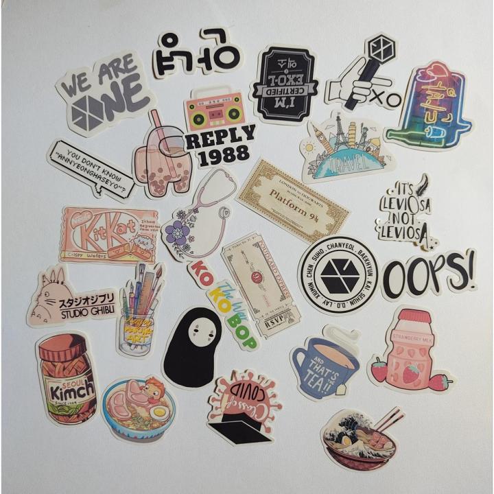 EXCLUSIVE STICKERS SET-2 (26 PC) | Daraz.com.bd