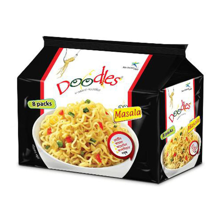Doodles Instant Noodles Masala 8 Pack- 496gm | Daraz.com.bd