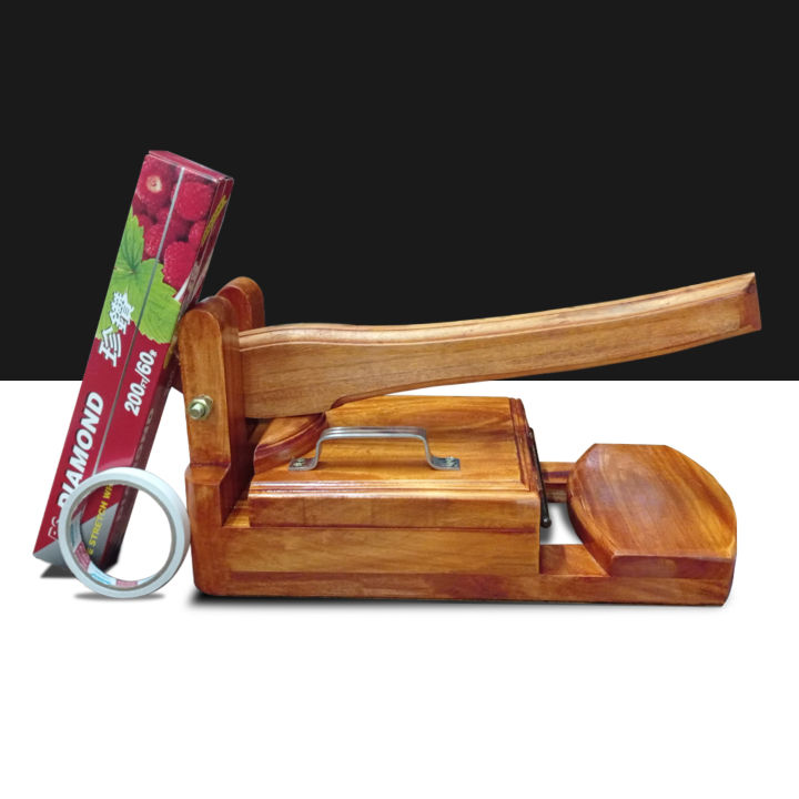 Wooden Ruti Maker with Ruti paper & both side gum tape Brown | Daraz.com.bd