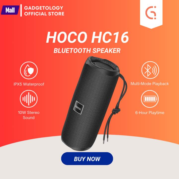 Hoco HC16 True Wireless Waterproof 10W Bluetooth Speaker | Daraz.com.bd