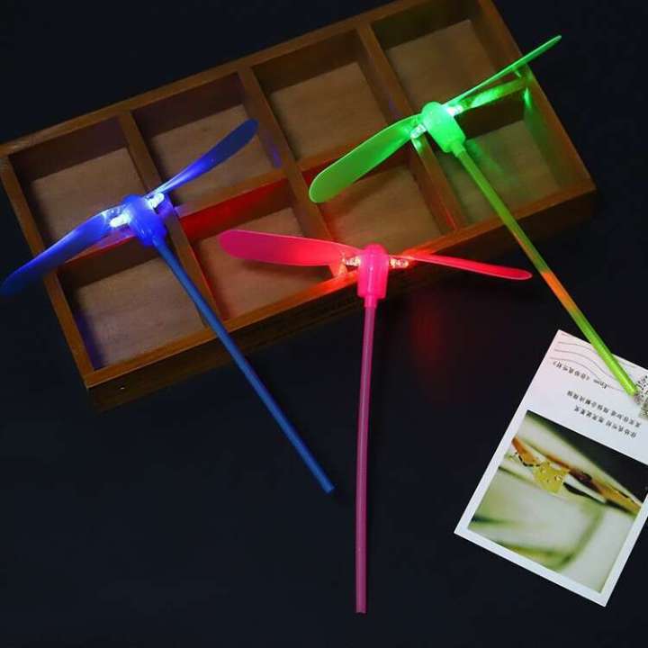 Duo Jin LED Light Emitting Bamboo Dragonfly Nostalgic Flash Night ...