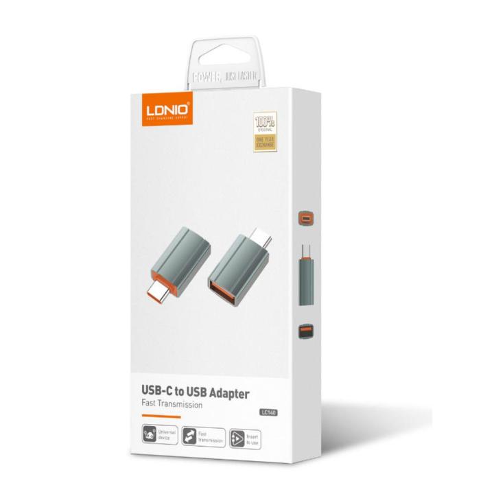 LDNIO LC140 Type-C Male To USB 3.0 OTG Female Wide Compatibility ...