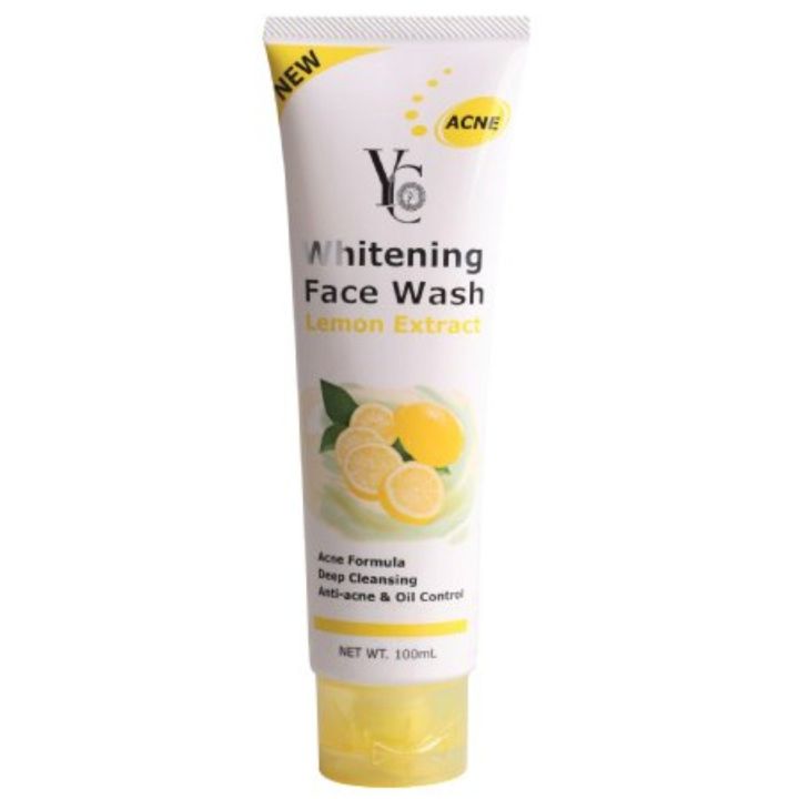 YC Whitening Face Wash With Lemon Extract, 100 ml | Daraz.com.bd