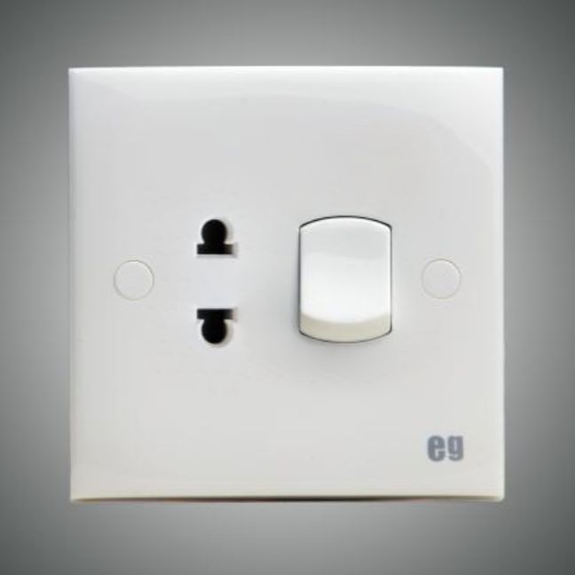 Energypac EG Series 10A 2 Pin Socket 2Pin Electrical Wall Switch ...