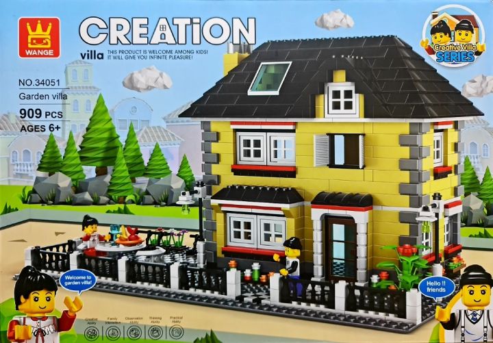Big size Lego city girl garden villa 909pecs | Daraz.com.bd