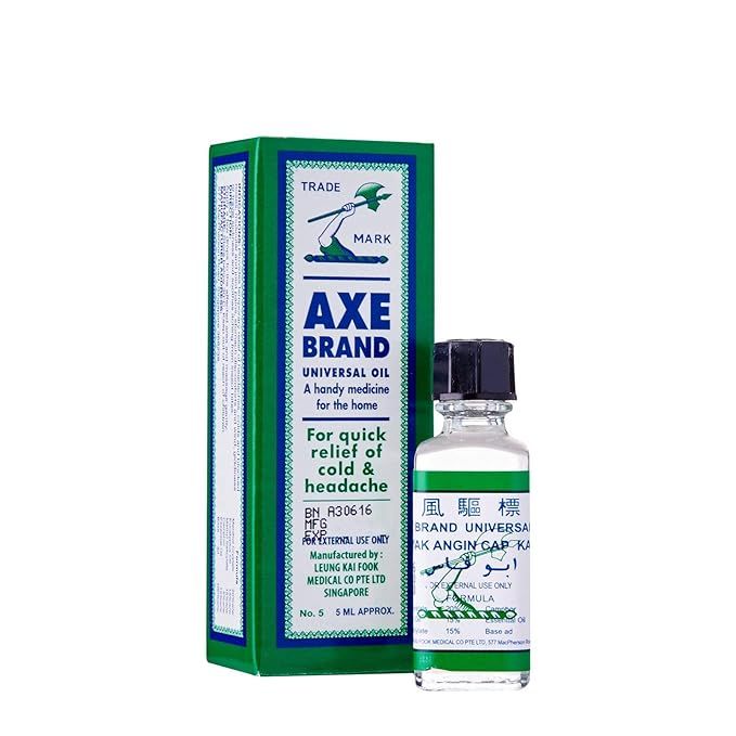 Axe Universal Oil - 5 Ml (from Singapore) - Great Handy Medicine - 1 ...