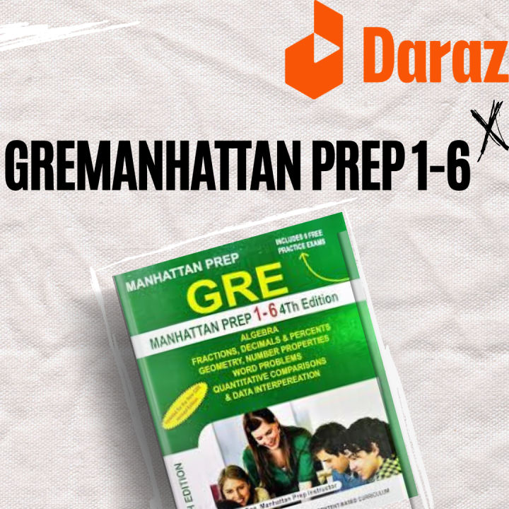 GRE MANHATTAN PREP 1-6 | Daraz.com.bd