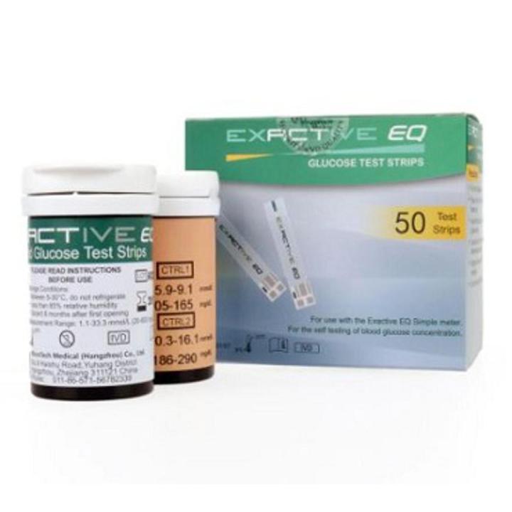 EXACTIVE EQ Glucose Test Strips 50pcs | Daraz.com.bd