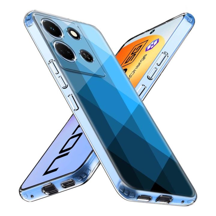 For Infinix Note 30 Pro Shockproof TPU Bumper Clear Soft Silicone ...