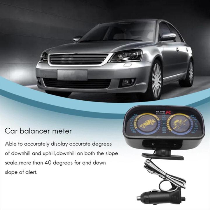 Euro Typer Car Adjustable Compass Balancer Slope Meter Tachometer ...