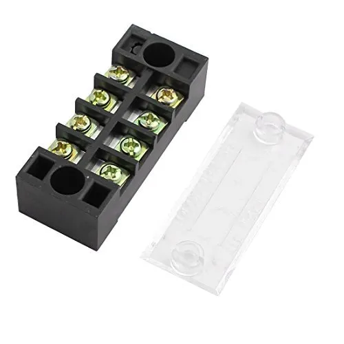 TB-1504 4P Double Row Terminal Block 600V 15A Terminal Block TB-1504 ...
