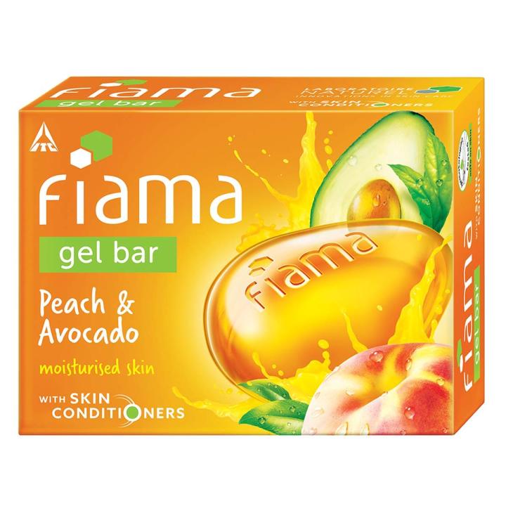 Fiama Gel Bar Peach and Avocado for moisturized skin, with skin ...