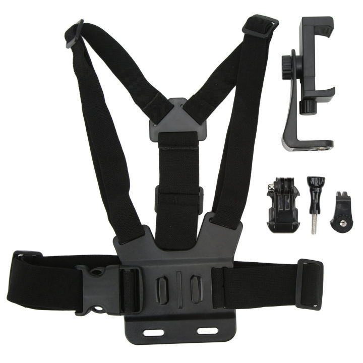 Chest Strap, Chest Mount Harness Strap ABS with Phone Holder for Live ...