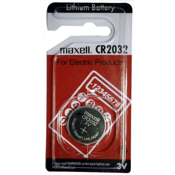 CMOS Coin Type (Motherboard) Maxell CR2032 3v Lithium Battery | Daraz ...