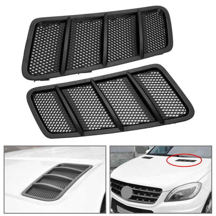 2X Side Hood Air Vent Grille Cover for Mercedes-Benz W166 ML GL Class ...