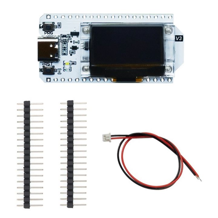 WIFI ESP32 WiFi Kit 32 V3 Development Board PCB + Metal Blue OLED Display Internet of Things for ...