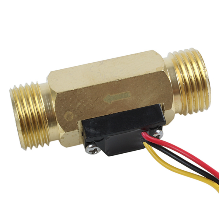 3X 1/2PT Water Flow Sensor Switch Control Meter Flowmeter 1.5-30L/Min ...