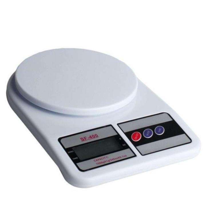 Digital Kitchen Scale 5 KG - White | Daraz.com.bd