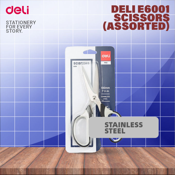 Deli E6001 Scissors(Assorted) | Daraz.com.bd