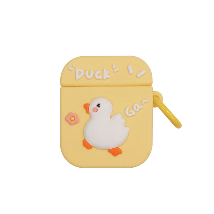 Cute Three-Dimensional Duck Suitable airpods pro2 Protective Cover ...