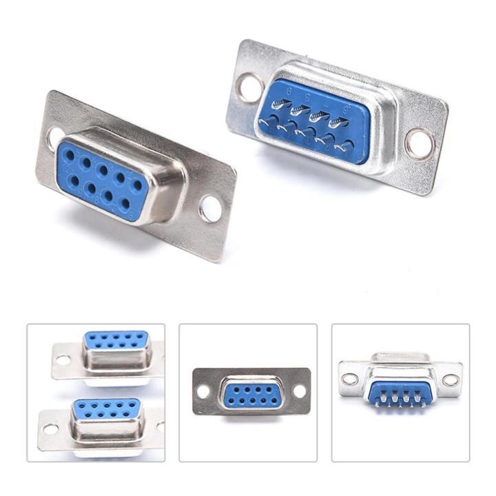 Graceful 10PCS RS232 Serial Port Connector DB9 Female Socket Plug ...