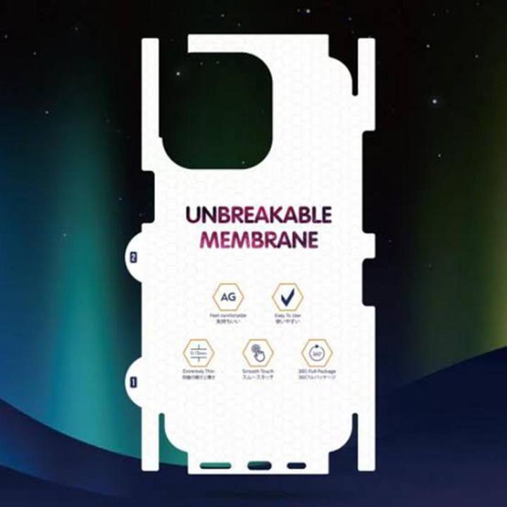 iPhone 14 Pro Max Unbreakable Membrane Back Sides Protector | Daraz.com.bd