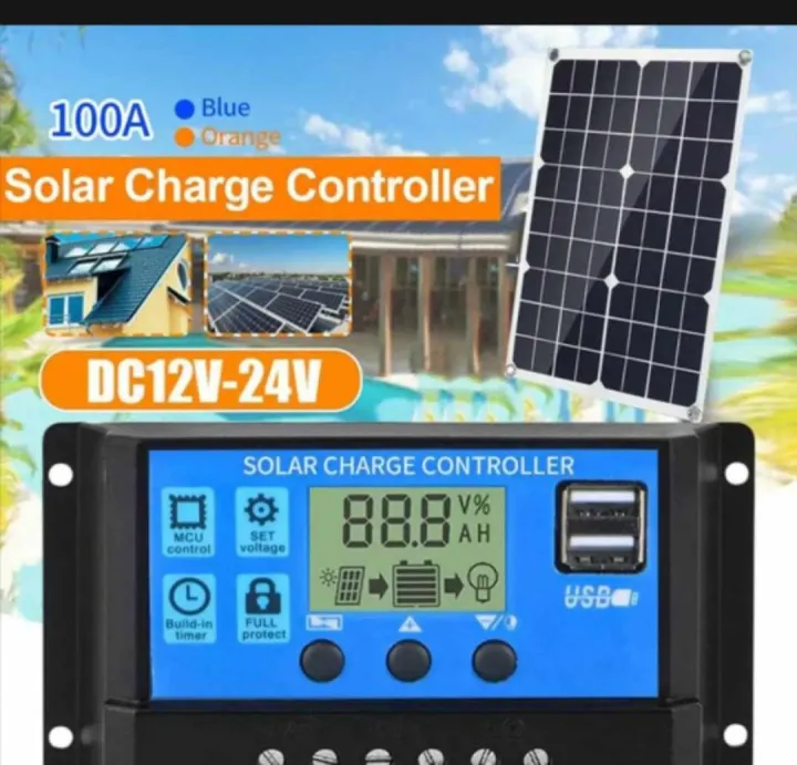 10A Solar Charge Controller 120W, LCD Display & MCU Control | Daraz.com.bd