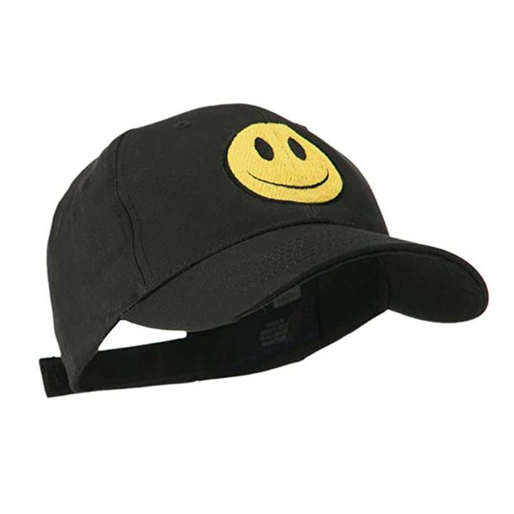 Smile Black Dj Cap For Men | Daraz.com.bd