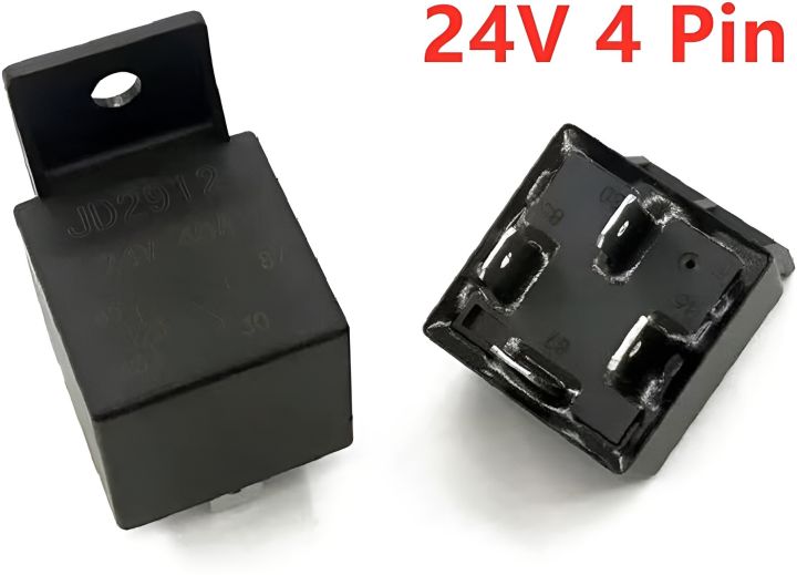 4 Pin 40A DC 24V Waterproof Car Relay Long Life Automotive Relay ...