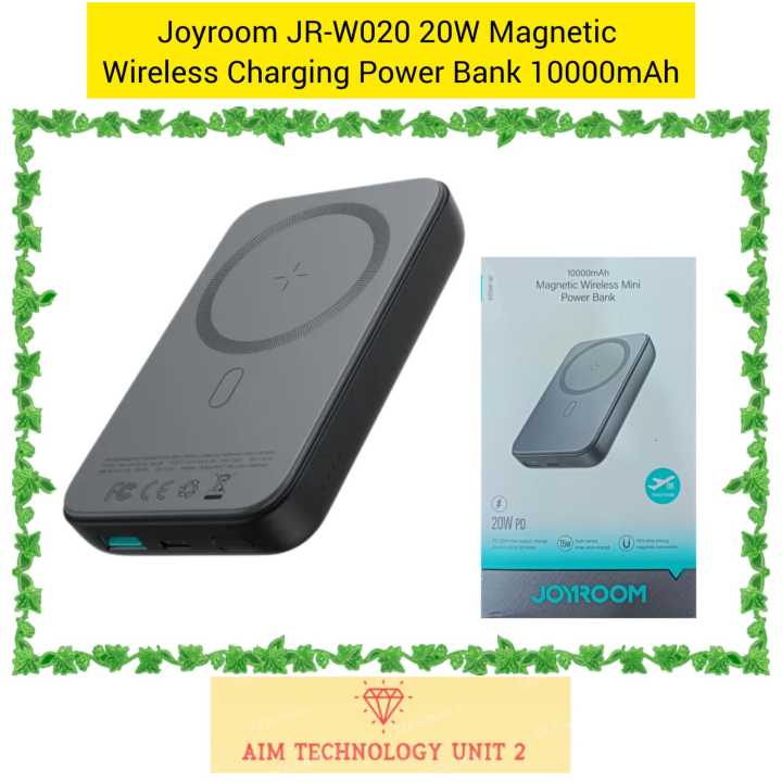 Joyroom JR-W020 Wireless Magnetic 10000mAh 15W MagSafe Charging Power ...