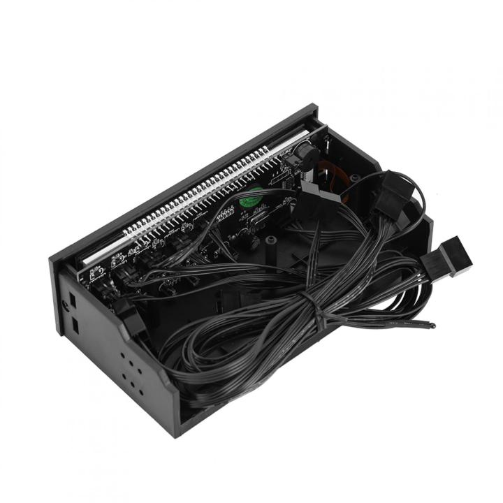 5-Fans Speed Controller CPU Temperature Sensor Computer Cooling Drive ...
