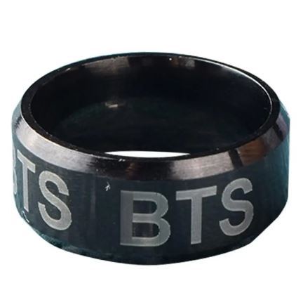BTS Ring Letter Rainbow Metal Fans Finger Rings Jimin Jin Suga V J-Hope ...