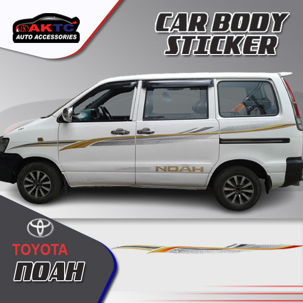 TOYOTA NOAH body sticker car vinyl sticker car graphics decals car side ...