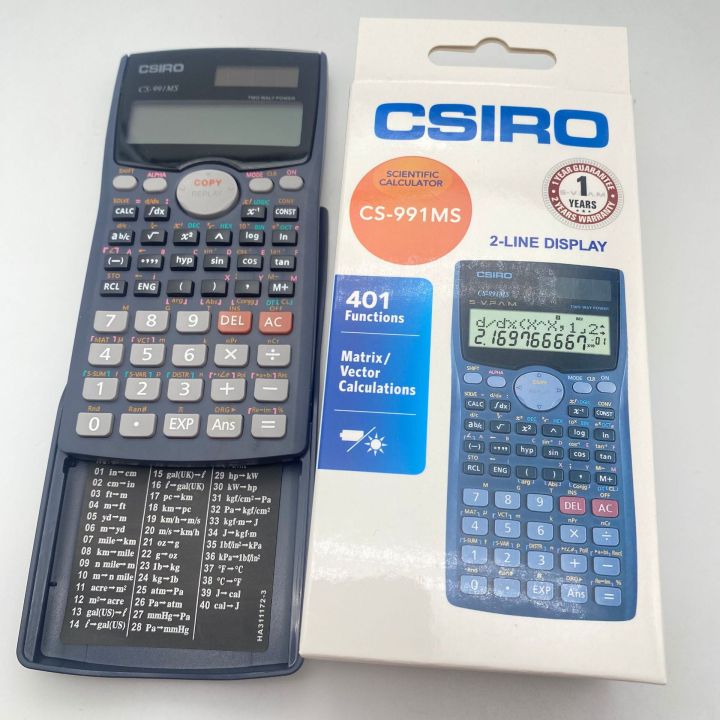 Cross 991ES ms function calculator CSIRO solution equation student ...