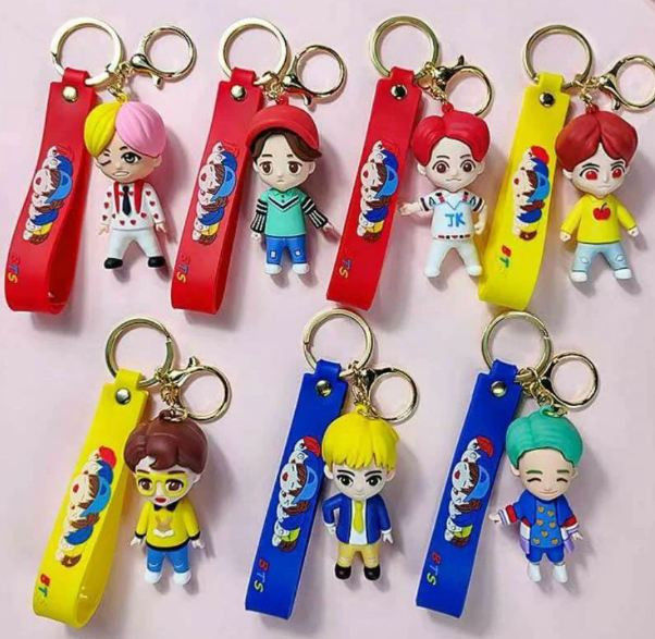 BTS Character IDOL Concept Rubber Keychain | Daraz.com.bd