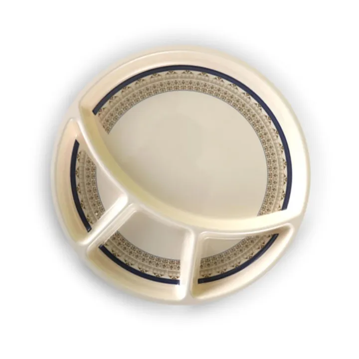 RFL Italiano Melamine 12" Four Section Lunch Plate-Violet 859964 ...