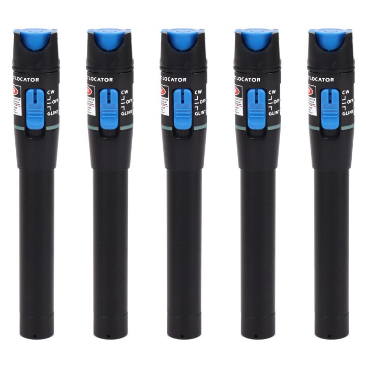 5X Portable 5Mw Fiber Optic Test Pen Red Light Source Pen Type Visual ...