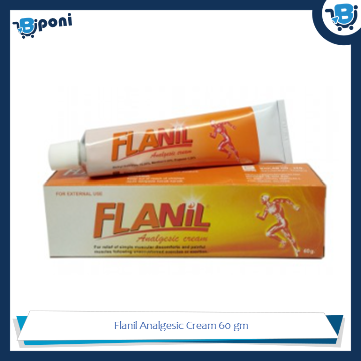 Flanil Analgesic Cream 60 gm | Daraz.com.bd