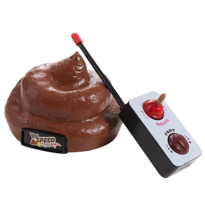 Kids Toy 360 Rotating Remote Control Poop Fart Sound Interesting Poop ...