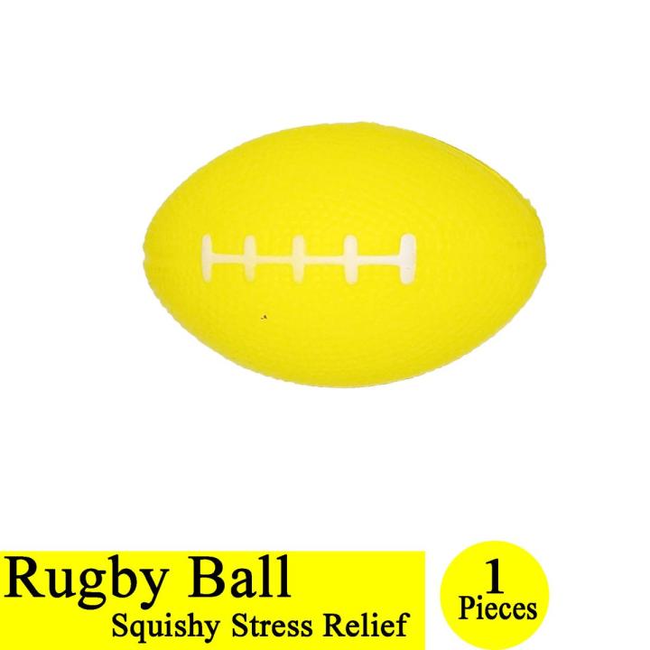 Rugby Squeeze Stress Relief Toy Sticky and Punch Ball for Kids Toys Can ...