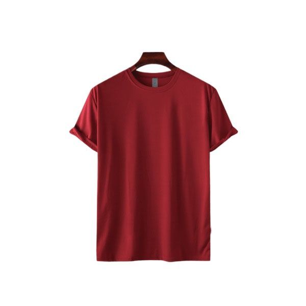 Mens Premium Blank T-shirt - Deep Red Color | Daraz.com.bd