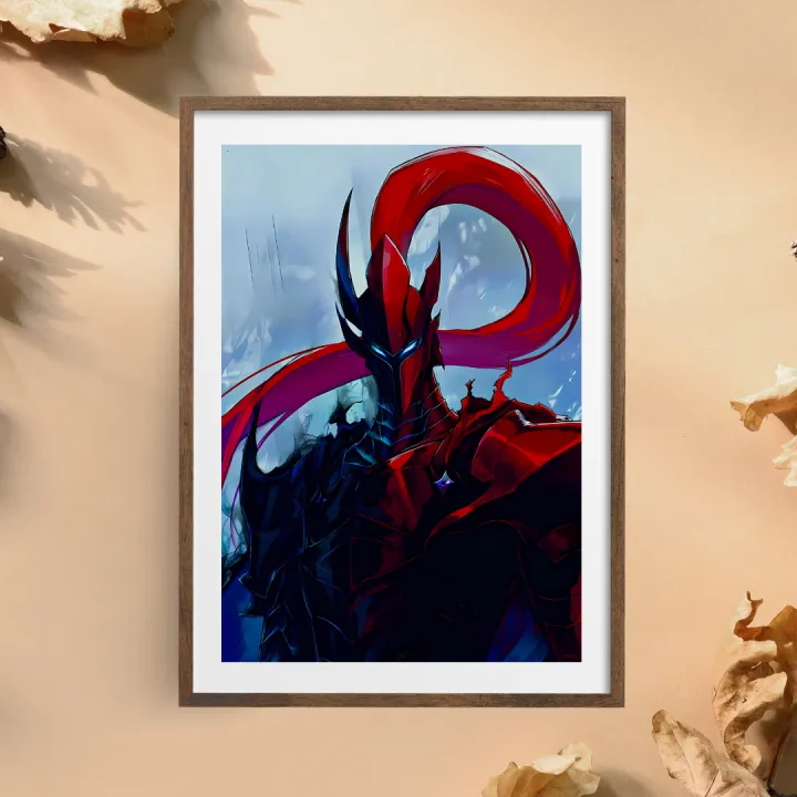 Solo Leveling Picture Frame - Igris Wall Frame - Anime Wall Frame ...