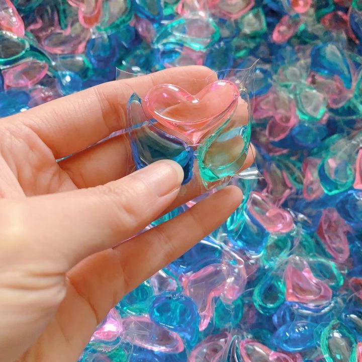 Bubble Summer Three-in-One Fragrance Laundry Condensate Bead 20 Piece × ...