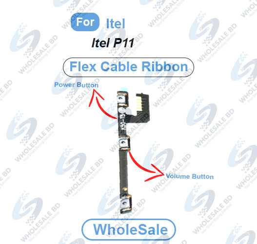Itel P11 Power On/Off Switch Button Side Volume Up Down Buttons Flex ...