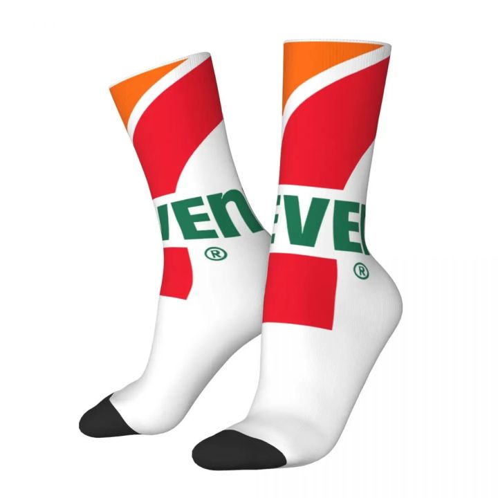 7-Eleven 711 7-11 Store Logo Accessories Crew Socks Flexible Skateboard ...
