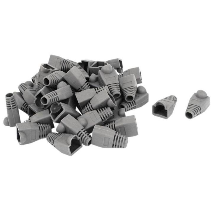 20Pcs RJ45 Cat6 Cat5E Network Cable Connector Plug Boot Strain Cover ...