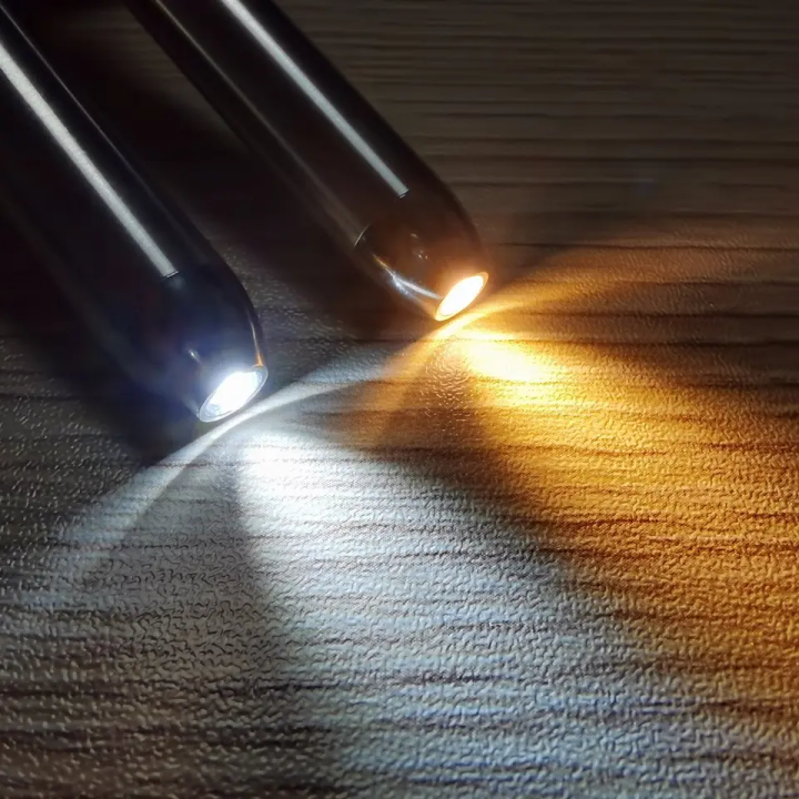 aluminum pocket mini torch LED spotlight doctor nurse use medical ...