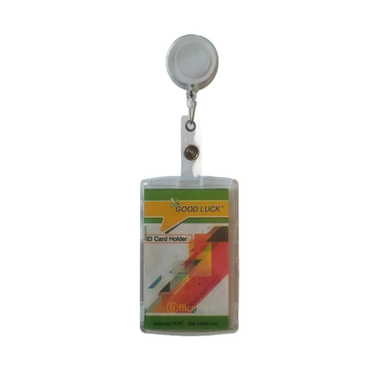 Good Luck ID Card Holder with Yoyo Retractable Badge Reel | Daraz.com.bd